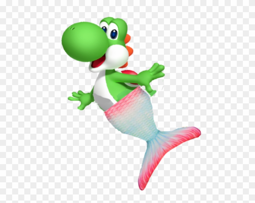 Mermaid Yoshi - Return To Woolly World [book] - Free Transparent PNG ...